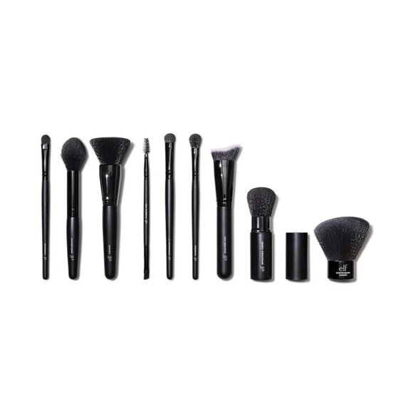 ELF | Makeup | Elf Embellished 9 Piece Brush Set Holiday Brush Set Of 9 ...